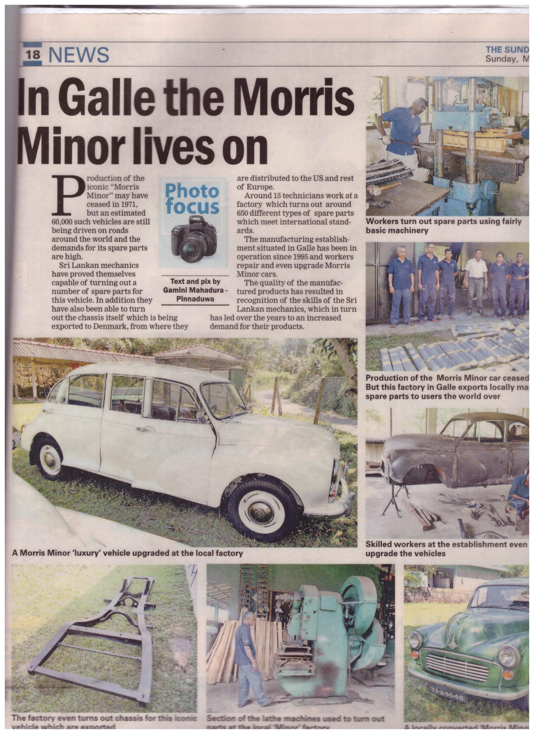 2020.05.19 - About Morris Minor Factory Galle, Sri Lanka. - Classic ...